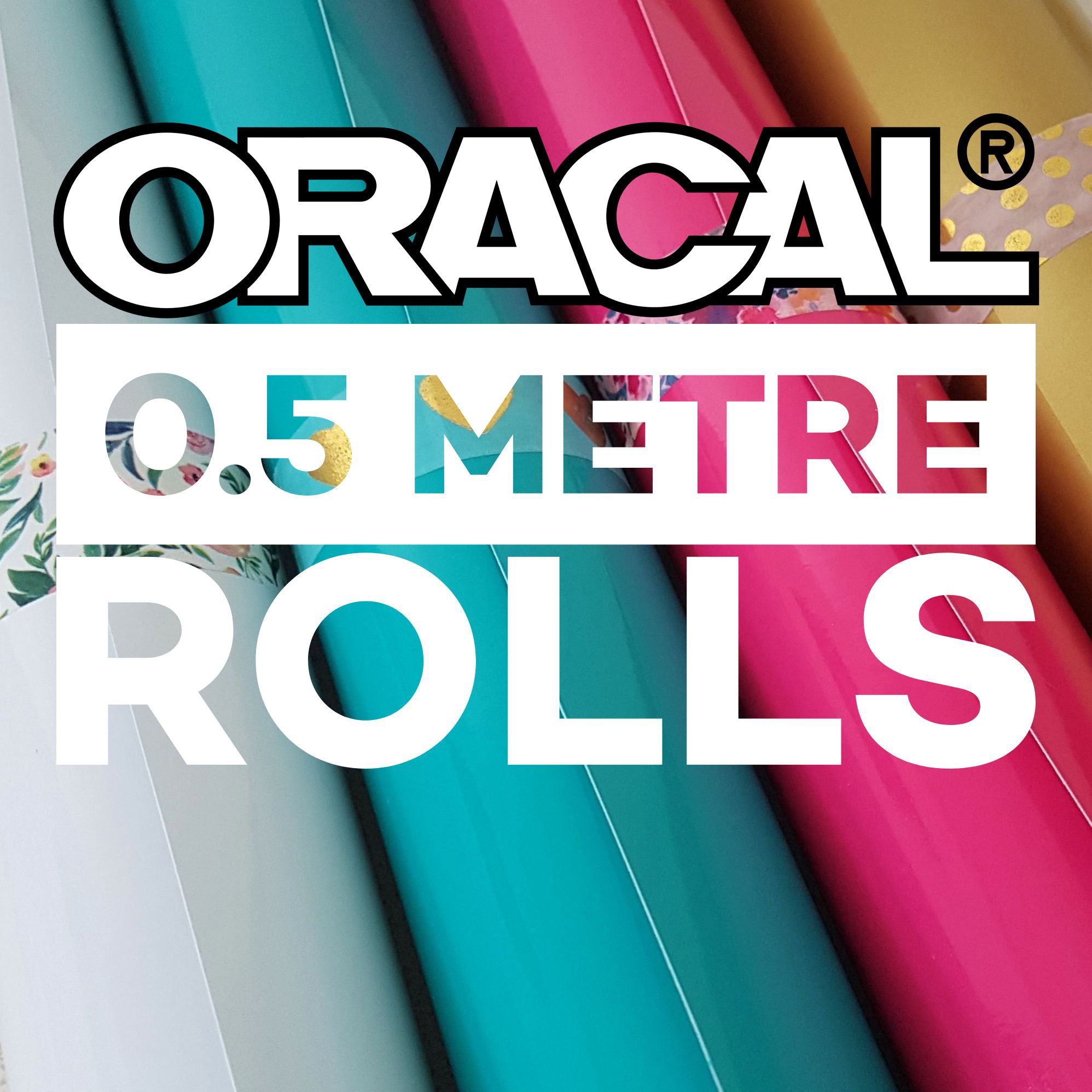 Oracal 651. Quality, permanant adhesive sticker vinyl, for use on hard