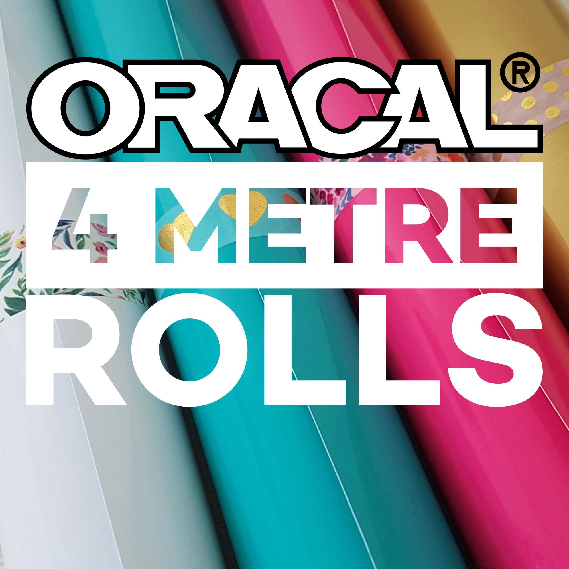 Oracal 651. Quality, permanant adhesive sticker vinyl, for use on hard